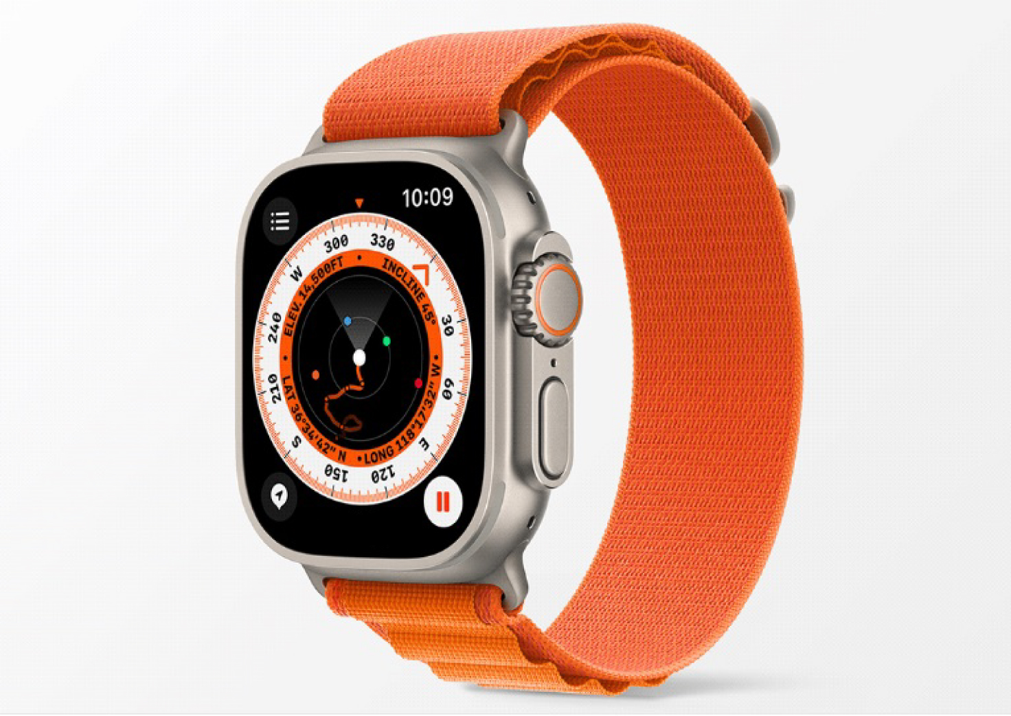 Perspective View Apple Watch Ultra 2 Free Realistic Mockup